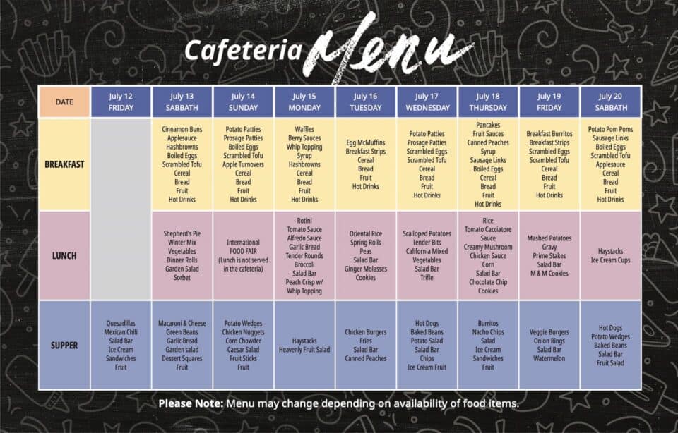 Cafeteria | Alberta Camp Meeting